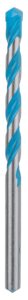 bosch professional 2 x multi-purpose drill bit (Ø 6 mm, length 100 mm, impact drill accessories)