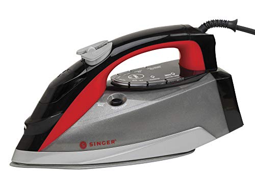 SINGER | SteamLogic Plus 7070 Steam Iron with 1775 Watts, 45 Minutes of Continuous Steam Output, and 300 ml Tank Capacity