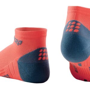 CEP Compression Socks - Low Cut Socks, 3.0, Coral/Grey, Men IV