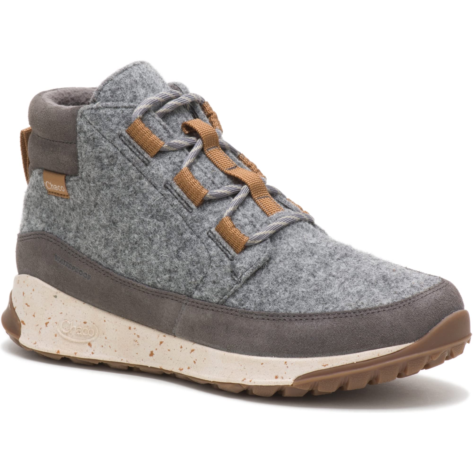 Chaco womens Borealis Ledge Waterproof Boot, Grey, 7.5 US