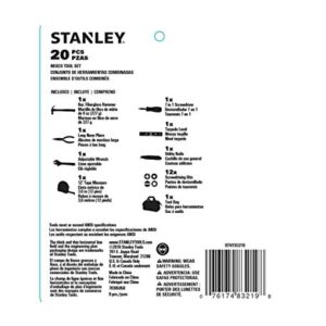 STANLEY 20PC MIXED TOOL SET