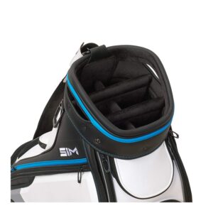 TaylorMade 2020 Tour Staff Bag White/Grey/Blue SIM N7778301 New