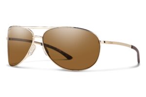 smith serpico 2 lifestyle sunglasses - gold | polarized brown