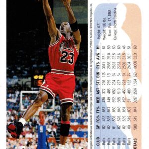 1992-93 Upper Deck #23 Michael Jordan Basketball Card - Chicago Bulls