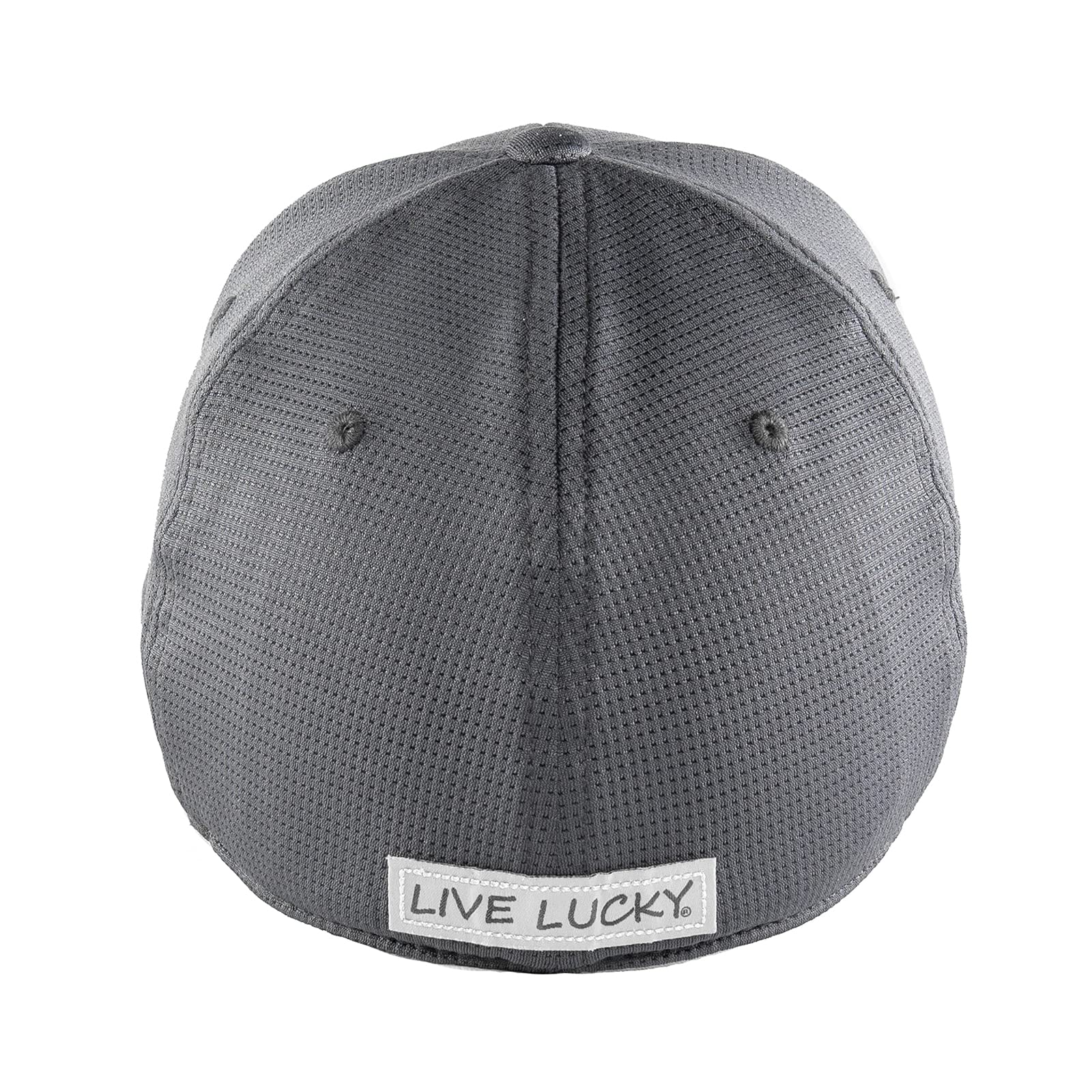 Black Clover Iron X Steel Flex Cap, White/Titanium (S/M)