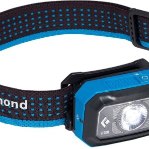 Black Diamond Storm 400 Waterproof Headlamp, Black, Battery Powered