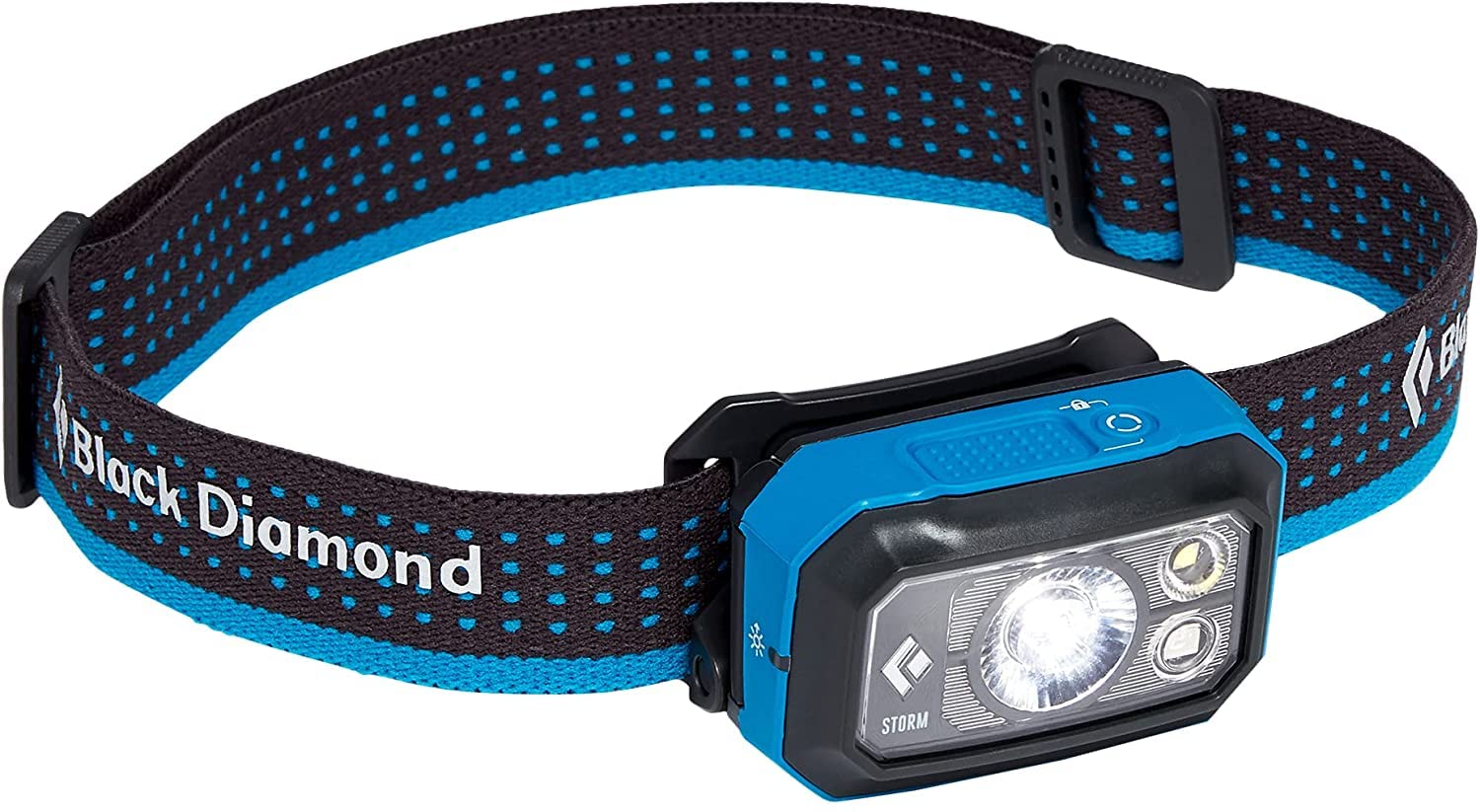 Black Diamond Storm 400 Waterproof Headlamp, Black, Battery Powered