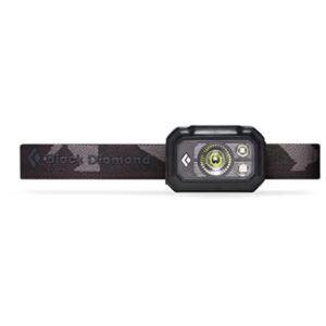 Black Diamond Storm 400 Waterproof Headlamp, Black, Battery Powered