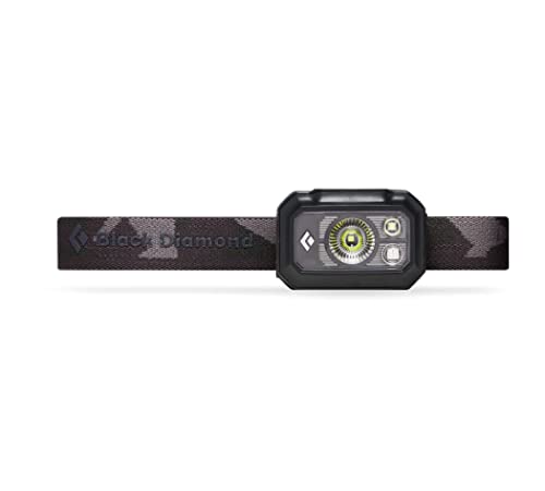 Black Diamond Storm 400 Waterproof Headlamp, Black, Battery Powered