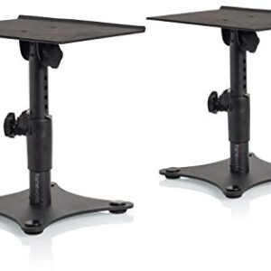 Gator Frameworks Desktop Studio Monitor and Speaker Stand - Set of 2 (GFWSPKSTMNDSK)