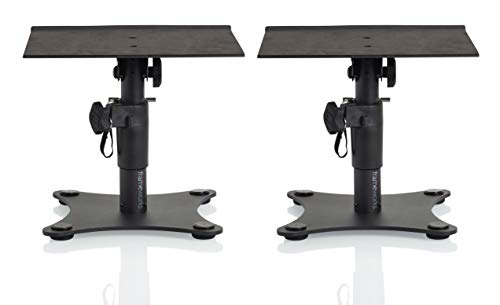 Gator Frameworks Desktop Studio Monitor and Speaker Stand - Set of 2 (GFWSPKSTMNDSK)