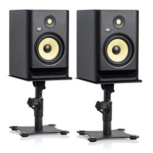 Gator Frameworks Desktop Studio Monitor and Speaker Stand - Set of 2 (GFWSPKSTMNDSK)