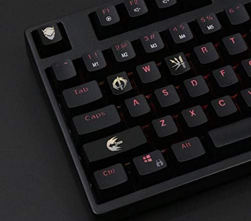 Mugen Custom Genji Overwatch Gaming Keycaps Set for Cherry MX Switches - Fits Most Mechanical Gaming Keyboards - with Keycap Puller