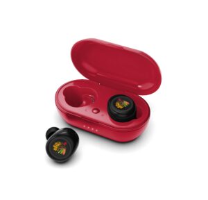 nhl chicago blackhawks true wireless earbuds, team color