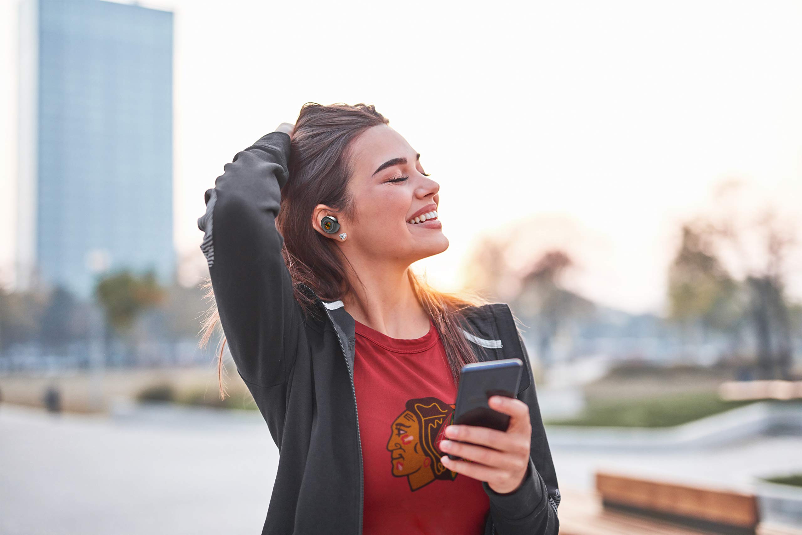 NHL Chicago Blackhawks True Wireless Earbuds, Team Color