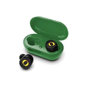 ncaa oregon ducks true wireless earbuds, team color