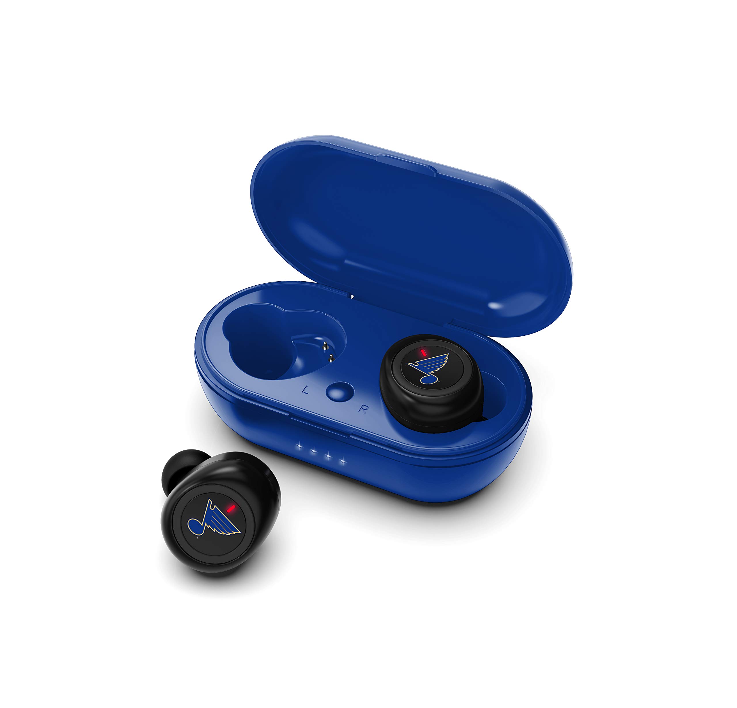 NHL St. Louis Blues True Wireless Earbuds, Team Color