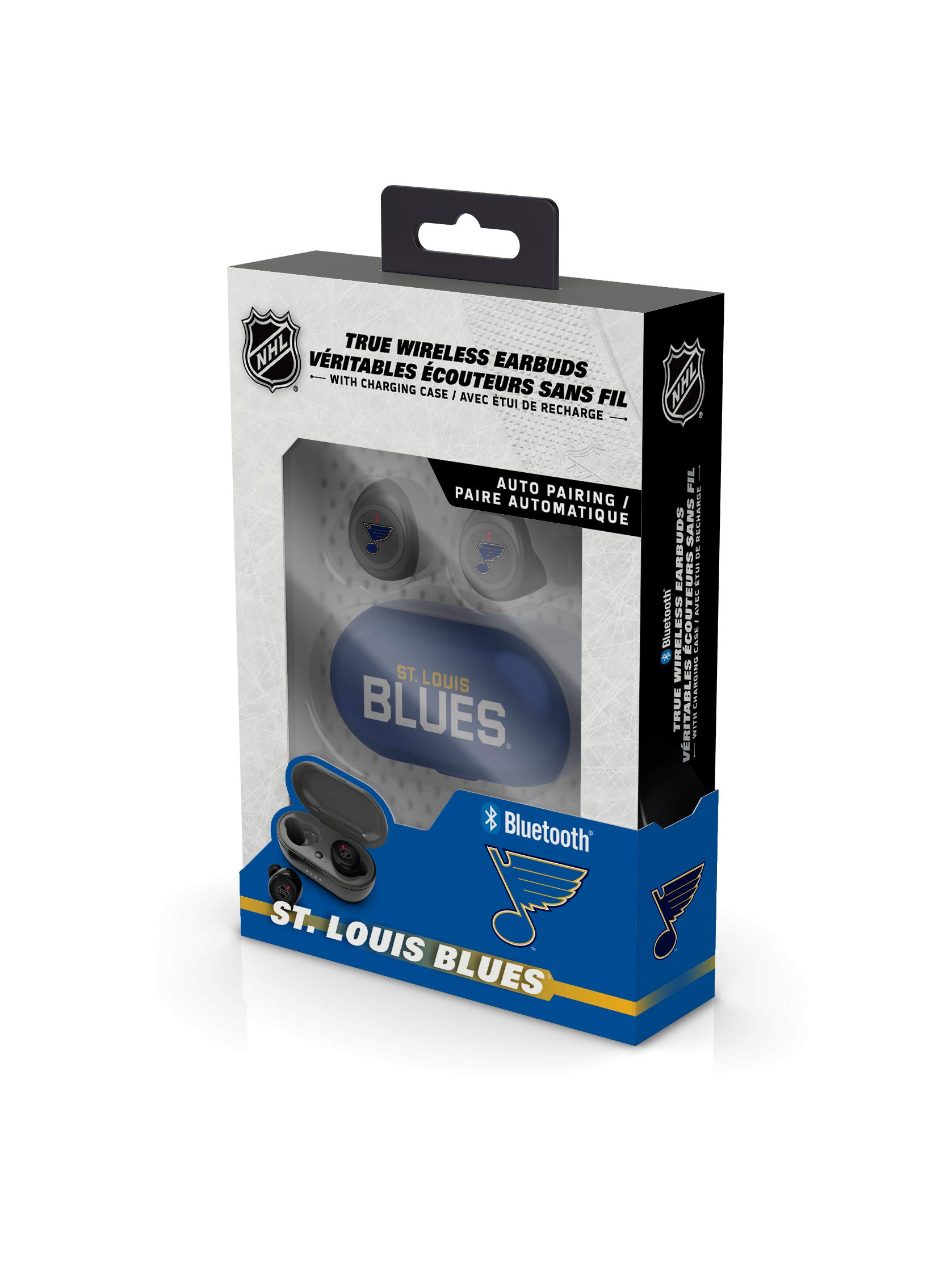 NHL St. Louis Blues True Wireless Earbuds, Team Color