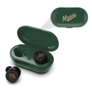 NHL Minnesota Wild True Wireless Earbuds, Team Color