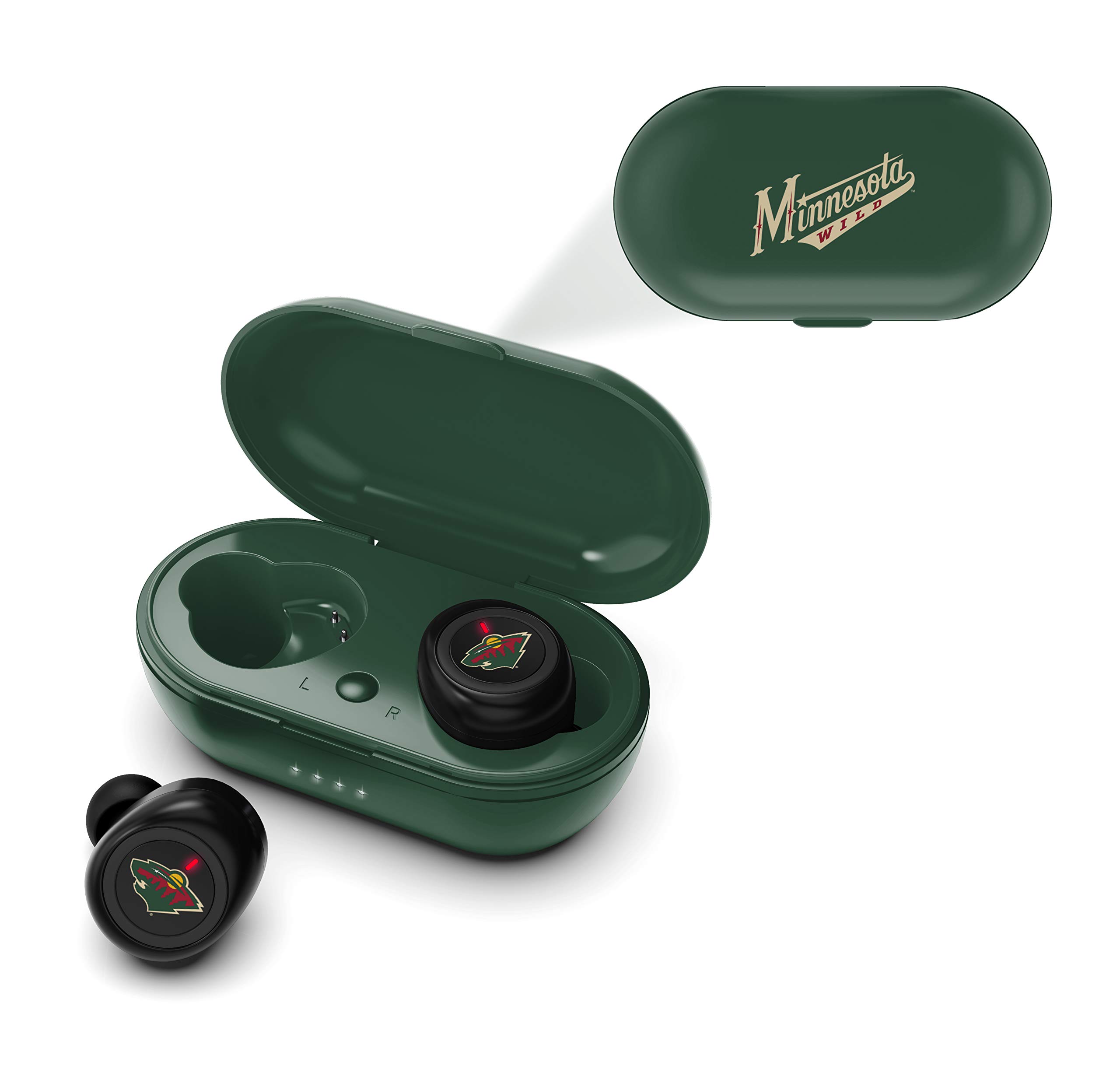 NHL Minnesota Wild True Wireless Earbuds, Team Color