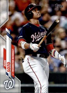 2020 topps #224 juan soto washington nationals baseball card