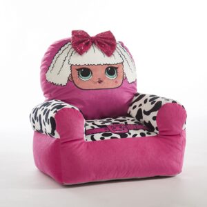 jojo siwa rainbow plush structured bean bag chair