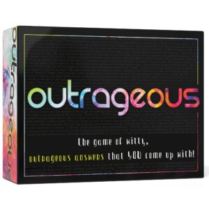 inspiration play outrageous party game for family game night - fun adult & family games