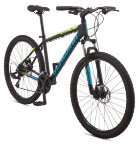 schwinn mesa 2 adult mountain bike, 21 speeds, 27.5 inch wheels, medium aluminum frame, black