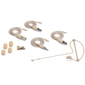 samson se10x low-profile omnidirectional earset microphone,beige