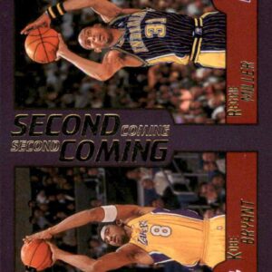 2000-01 Topps #292 Kobe Bryant/Reggie Miller Los Angeles Lakers/Indiana Pacers NBA Basketball Trading Card