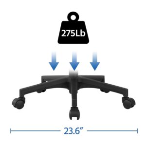 Topeakmart Mordern Comfort Swivel Fabric Home Office Task Chair with Arms and Adjustable Height Suitable for Computer Working and Meeting and Reception Place