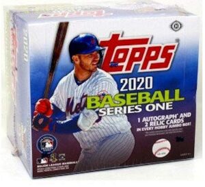 2020 topps series 1 mlb baseball jumbo box (10 pks/bx)