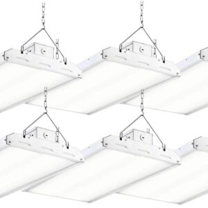 Light in Depot 2ft 110w Commercial LED Linear Bay Light 5000K (250w /400w MH Equal) Shop Light, AC 120-277v, Warehouse Aisle Area Light, Garage, 0-10V Dimming, UL/DLC Complied (110w, 6 Pack)