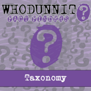 whodunnit? - taxonomy - knowledge building activity