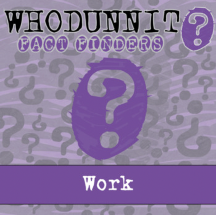 Whodunnit? - Work - Knowledge Building Activity