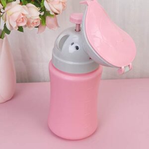 Toyvian Girl Portable Potty Emergency Urinal Toilet for Car Travel Camping Toddler Pee Training Cup Urination Container Urining Tool