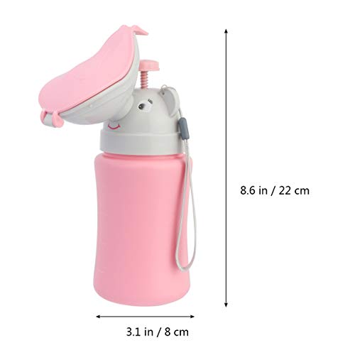 Toyvian Girl Portable Potty Emergency Urinal Toilet for Car Travel Camping Toddler Pee Training Cup Urination Container Urining Tool