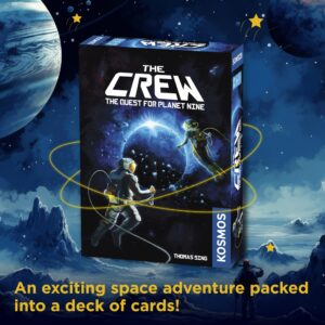 THAMES & KOSMOS The Crew - Quest for Planet Nine | Card Game | Kennerspiel des Jahres Winner | Cooperative | 3-5 Players | Ages 10+ | Trick-Taking | 50 Levels of Difficulty | Endless Replay