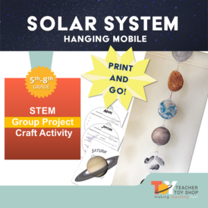 solar system project: hanging mobile