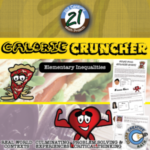 calorie cruncher -- elementary inequalities - 21st century math projects