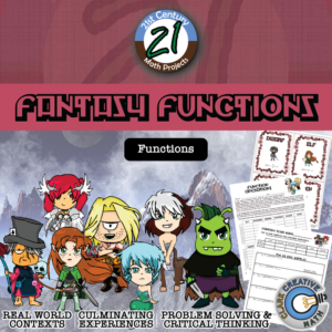 fantasy functions -- functions & operations card game - math project