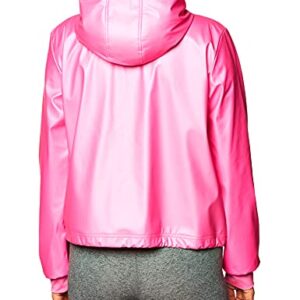 PUMA Women's Train Warm Up Shimmer Jacket, Luminous Pink, L