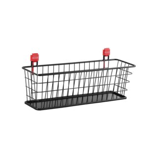 Rubbermaid Outdoor Storage Accessory Shelf (1 Pack); Mounted Basket Organizer (1 Pack); Tool Holder Accessory (1 Pack); 34 Inch Tool Rack (1 Pack)