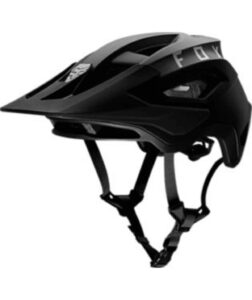 fox racing speedframe mountain bike helmet, black, small