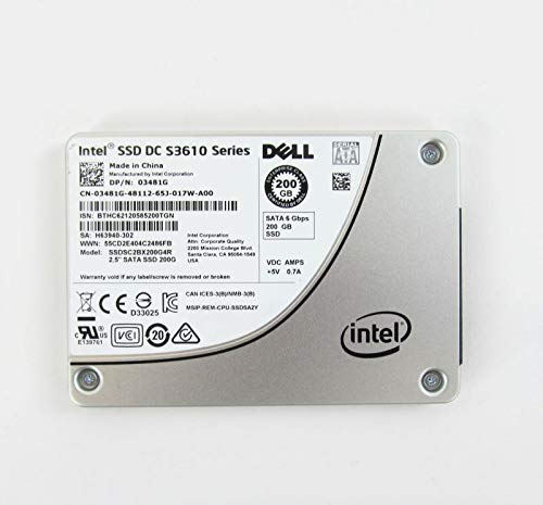 The Nekid Cow TNC Genuine Genuine DC S3610 200GB MLC 6G 2.5INCH SATA SSD 0 Hour