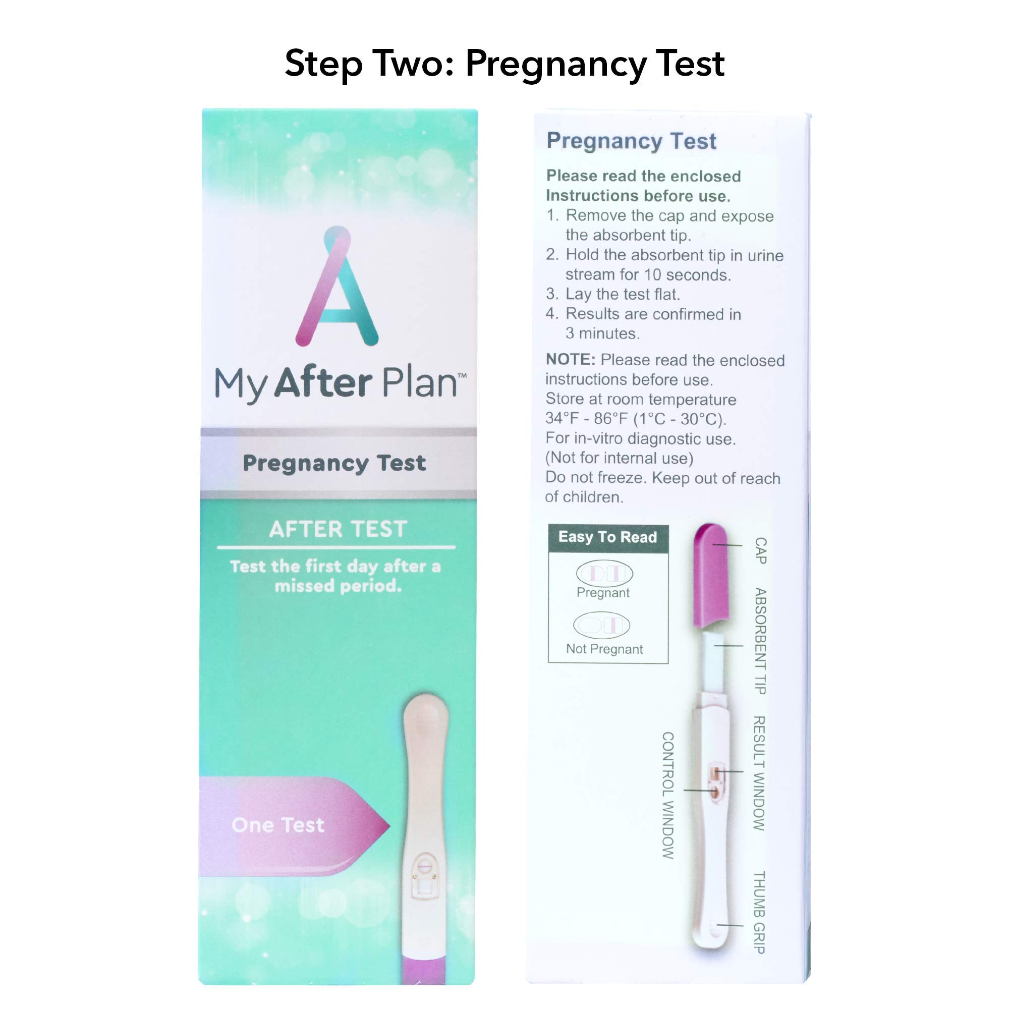 OHM My After Plan Emergency Contraceptive Pill (Levonorgestrel 1.5 mg) Plus Follow-Up Pregnancy Test