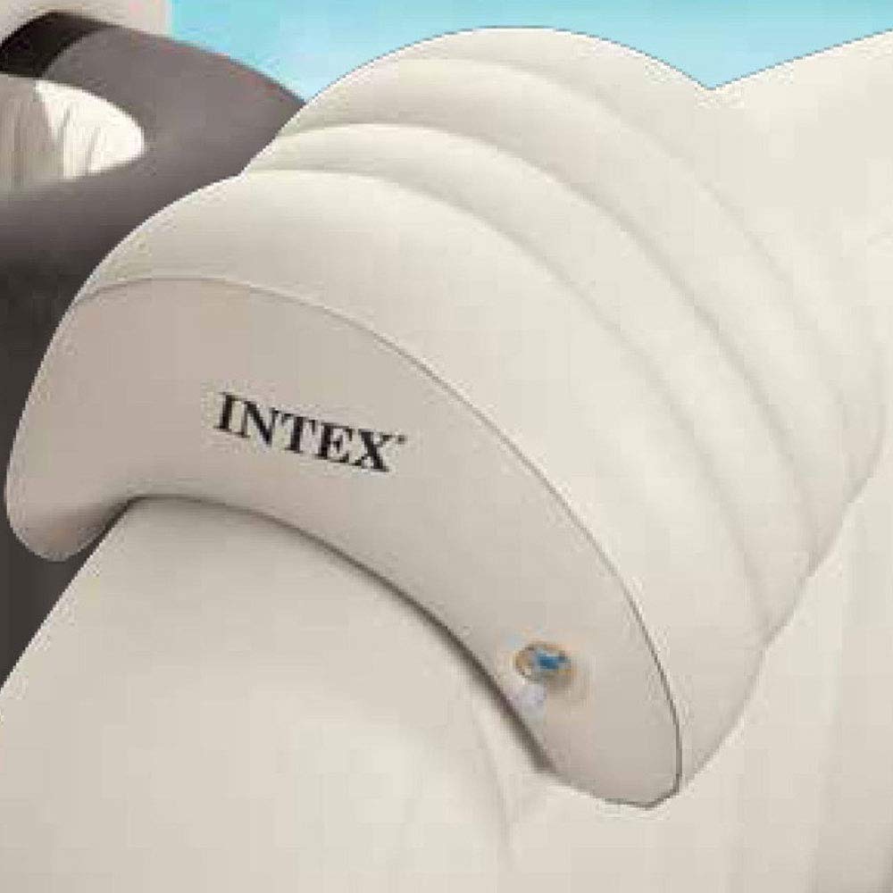 Intex Hot Tub Removable Inflatable Lounge Headrest Pillow Spa Accessory (4 Pack)