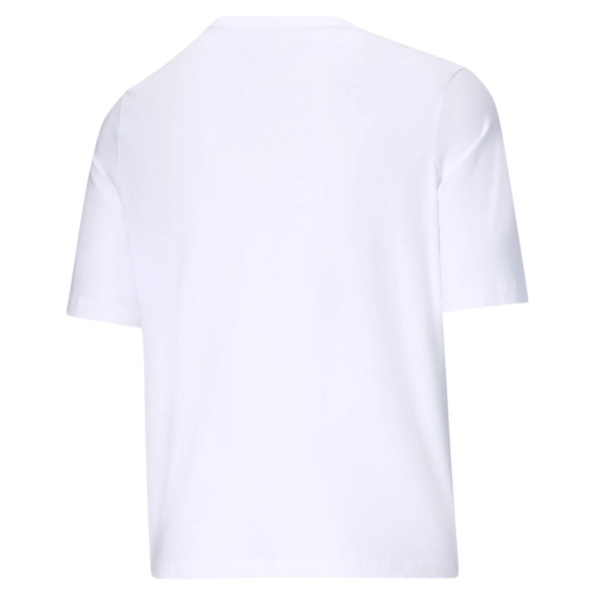 PUMA mens Essentials Logo Tee Shirt, Puma White, 4XLarge Tall US