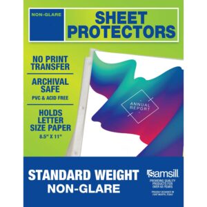 Samsill Sheet Proctors, 8.5x11 Inch, 200 Pack