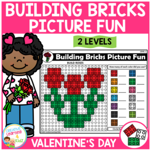 building bricks picture fun: valentine's day